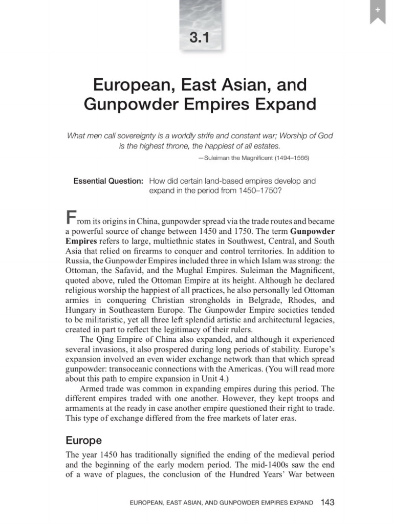 Unit 3 Europe | PDF