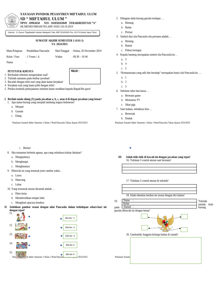 Sas 1 PKN 2024 | PDF
