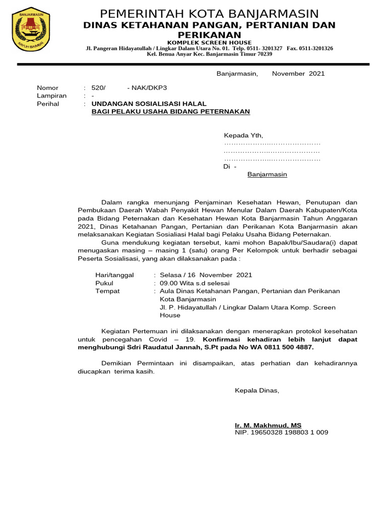 Draft Undangan | PDF