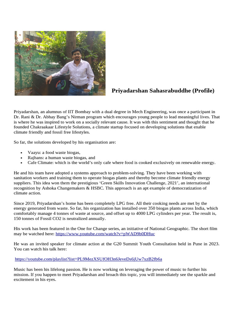 Priyadarshan Profile 202410 | PDF