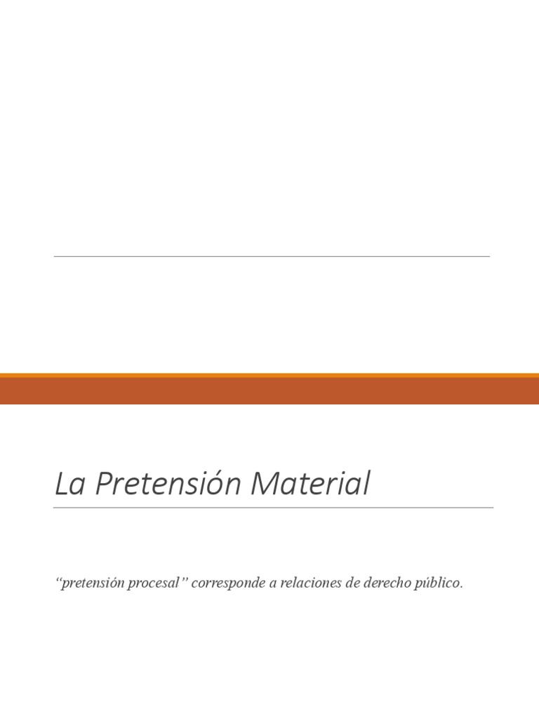 Clasificación y Elementos de Pretensiones Procesales | PDF | Ley ...