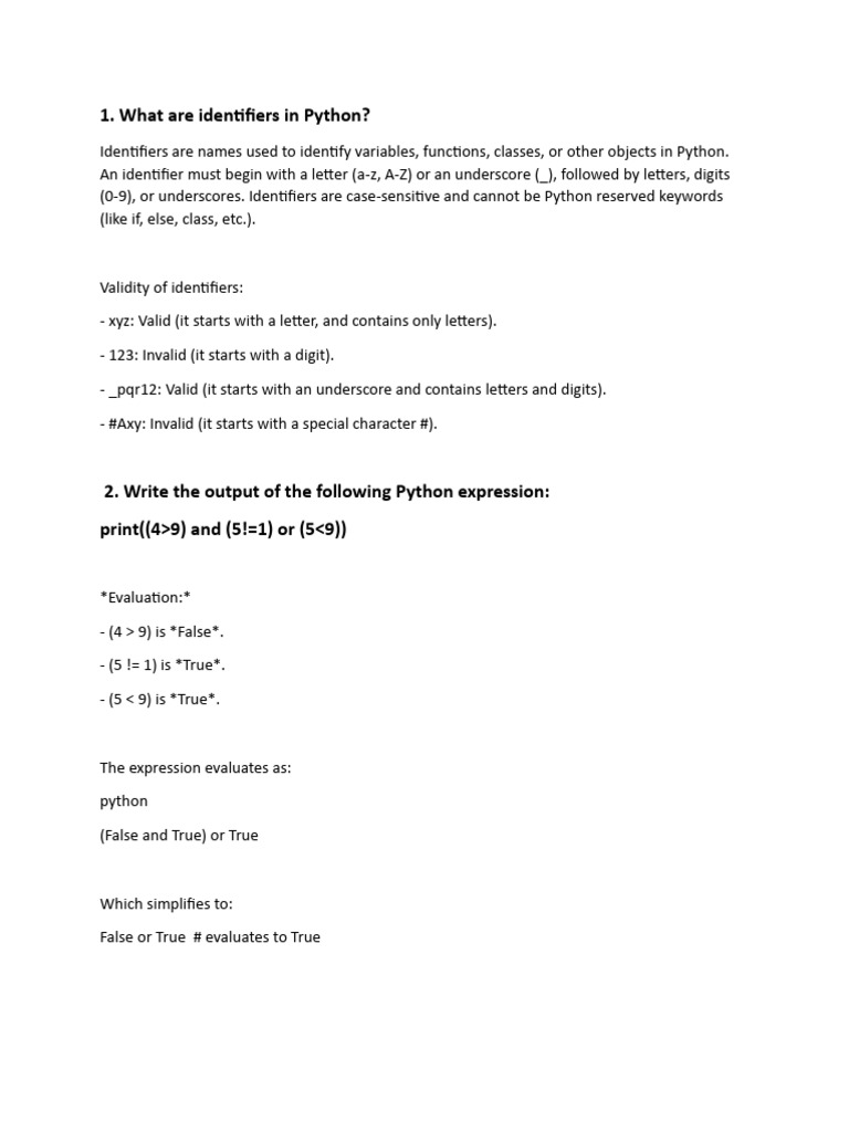 python assignment | PDF | Control Flow | Computing python assignment | PDF | Control Flow | Computing