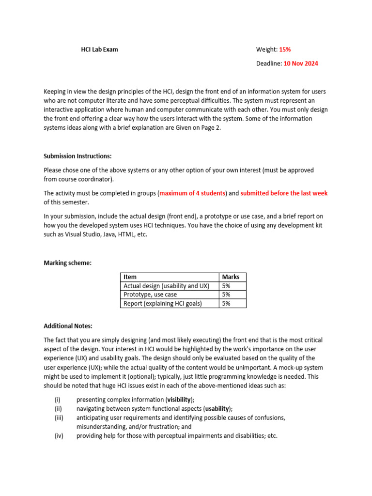HCI Lab Report (4) | PDF | Human–Computer Interaction | Usability HCI Lab Report (4) | PDF | Human–Computer Interaction | Usability