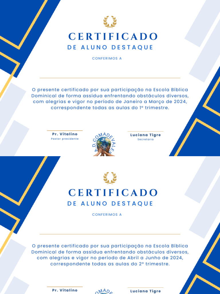 Certificado eBD 2024 1 AO 4 TRIMESTRE - 20240210 - 084728 - 0000 | PDF