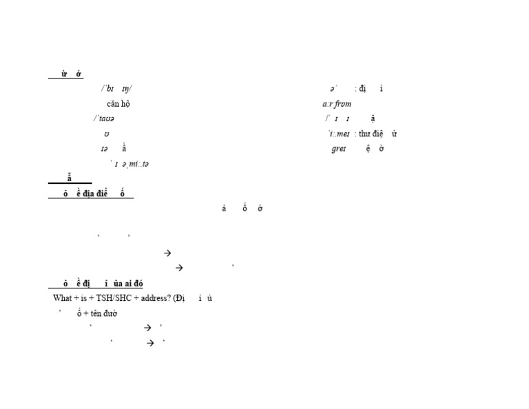 Bài Ghi Unit 2 (K5) | PDF