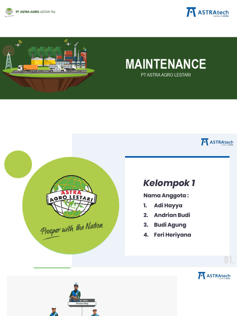 Proses dan Alur Maintenance PT Astra | PDF