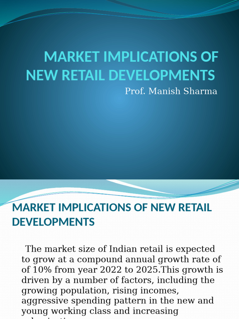 Market Implications of New Retail Developments | PDF | Retail | Logistics