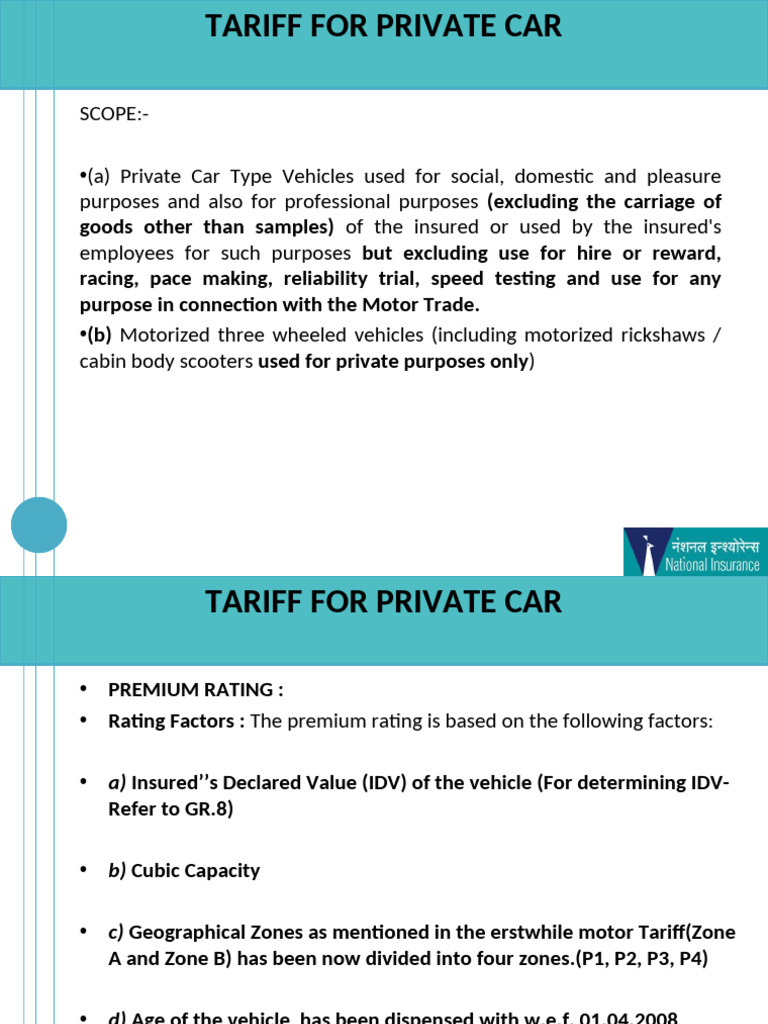 Motor-OD-II | PDF | Insurance | Employment