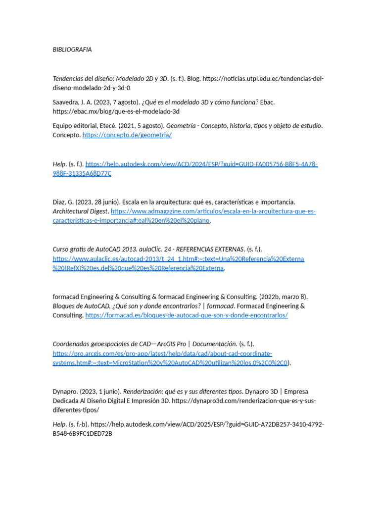 BIBLIOGRAFIA-1 | PDF