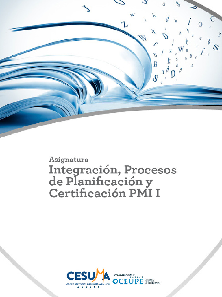 MPM_C4_Asig14_Integracion, Procesos de Planificacion y PMI I | PDF ...