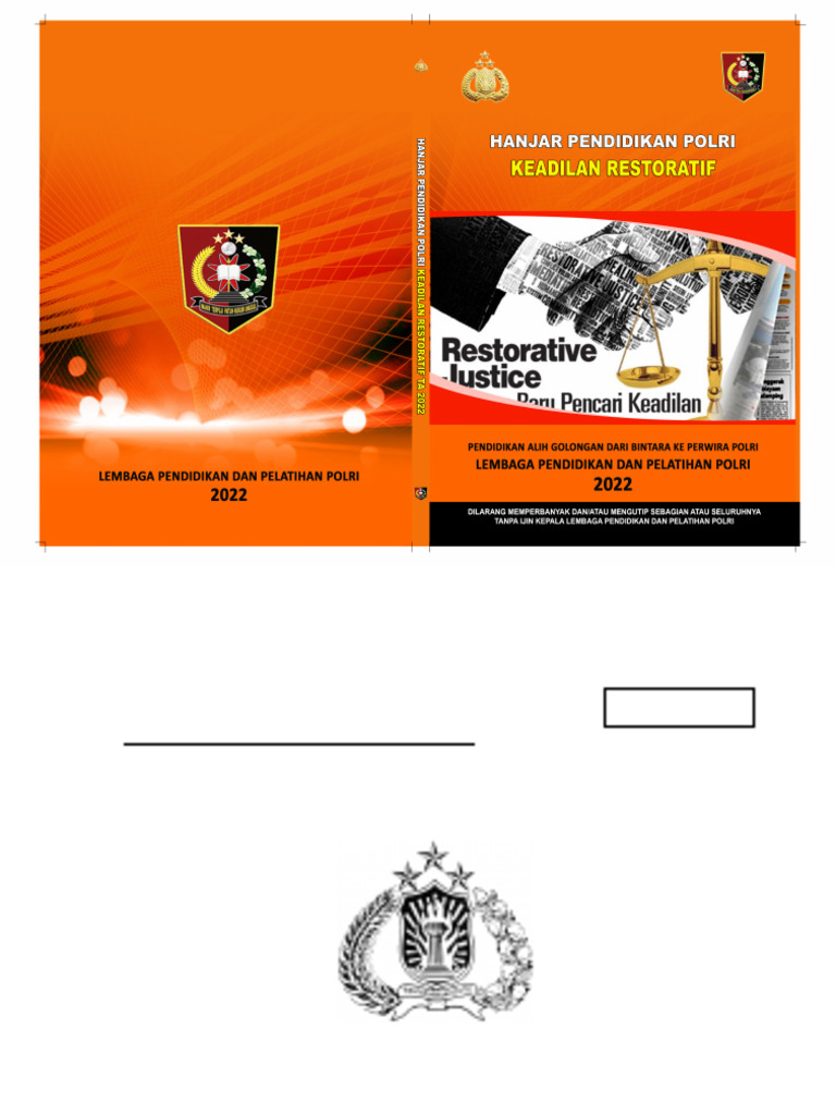Modul Keadilan Restoratif (Restorative Justice) Pag 2022 | PDF