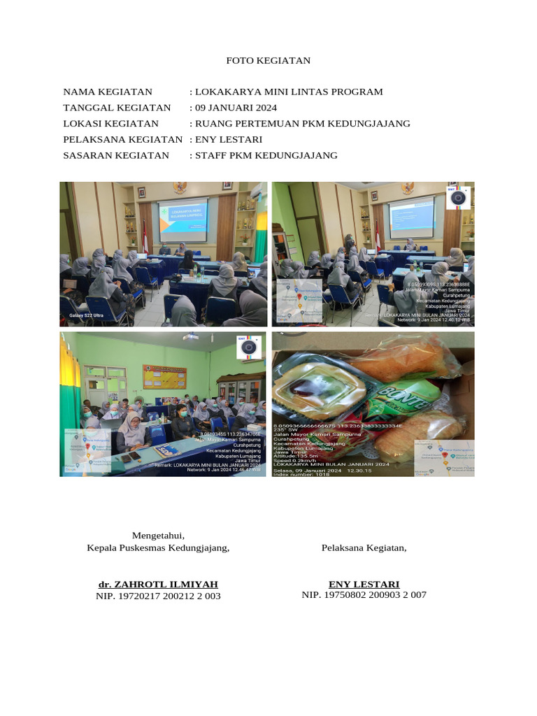 FOTO LOKMIN 2024 PAKAI | PDF