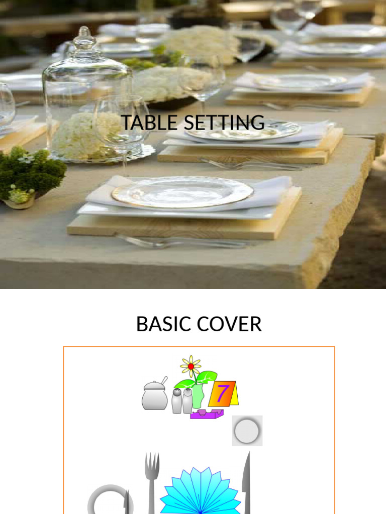 Table Setting | PDF