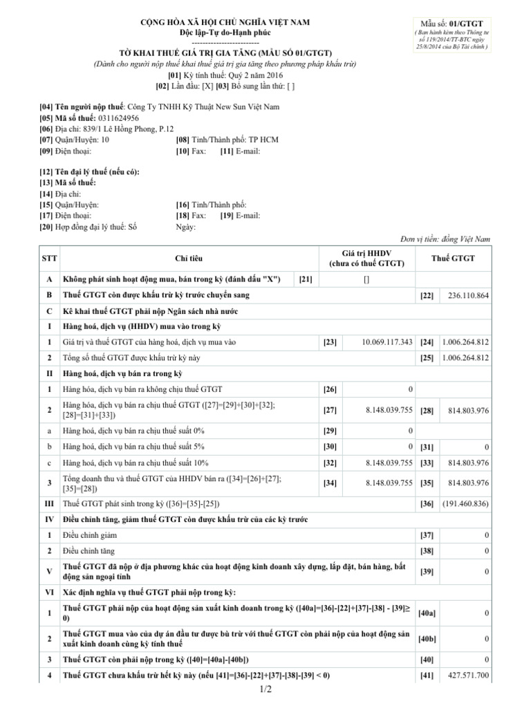 TK_GTGT Q2 - 16 NS | PDF
