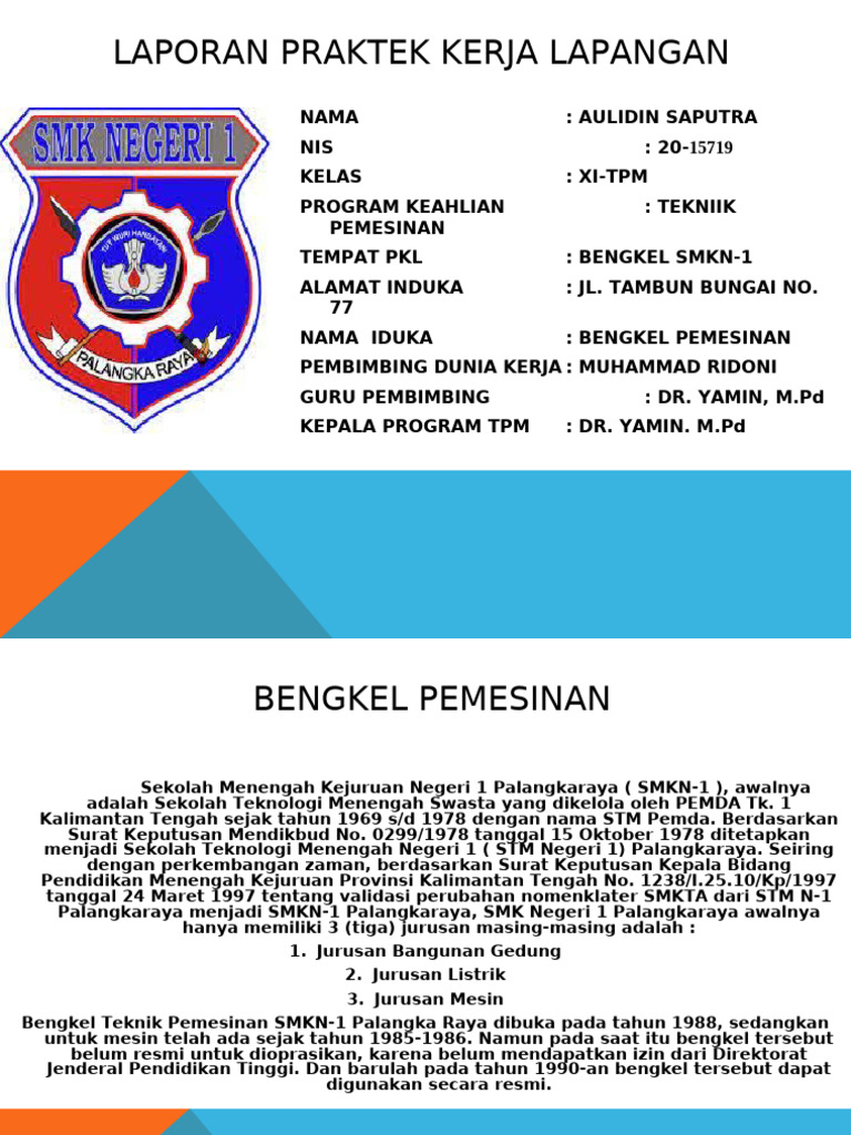 Laporan Praktek Kerja Lapangan | PDF
