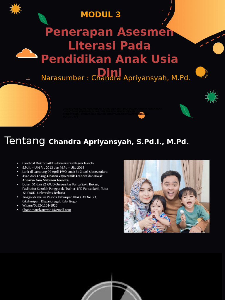 Asesmen Literasi di PAUD 2024 | PDF