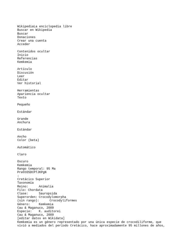 Kemkemia | PDF | Archosaurios Cretáceos | Dinosaurios Mesozoicos