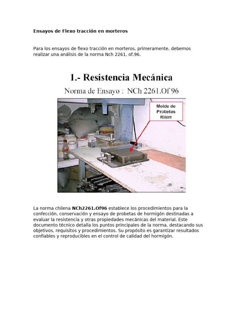 rilem | PDF | Hormigón | Materiales