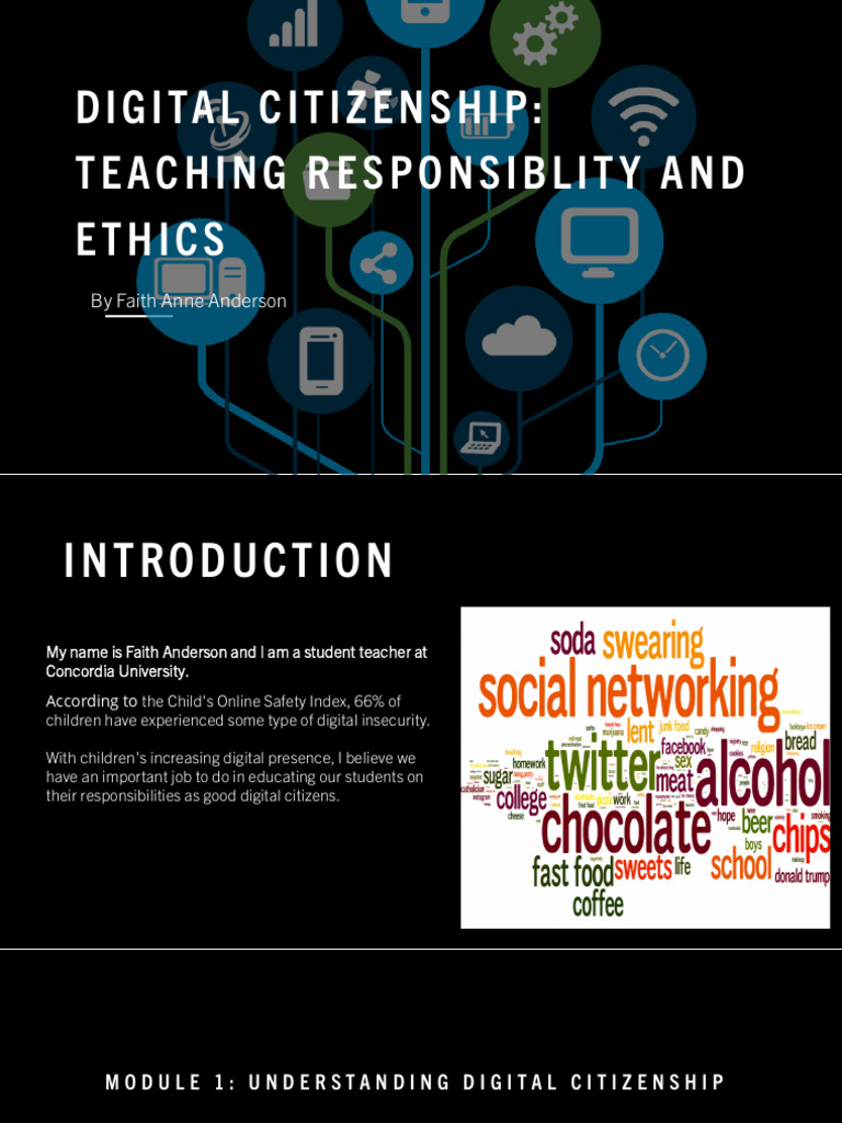Presentation Digital Citizenship (1) | PDF | Social Media | Popular ...