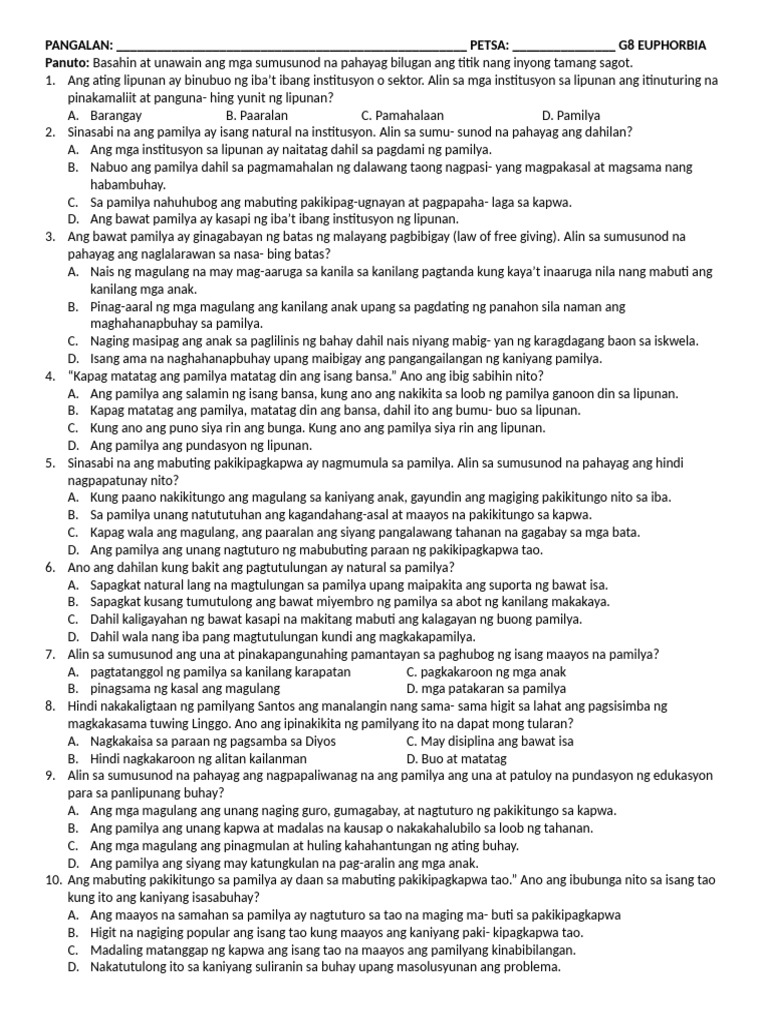 Esp Diagnostic | PDF