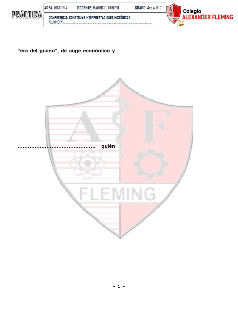 PRACTICA CUARTO PROSPERIDAD FALAZ - Docx REAL | PDF | Perú | América del Sur