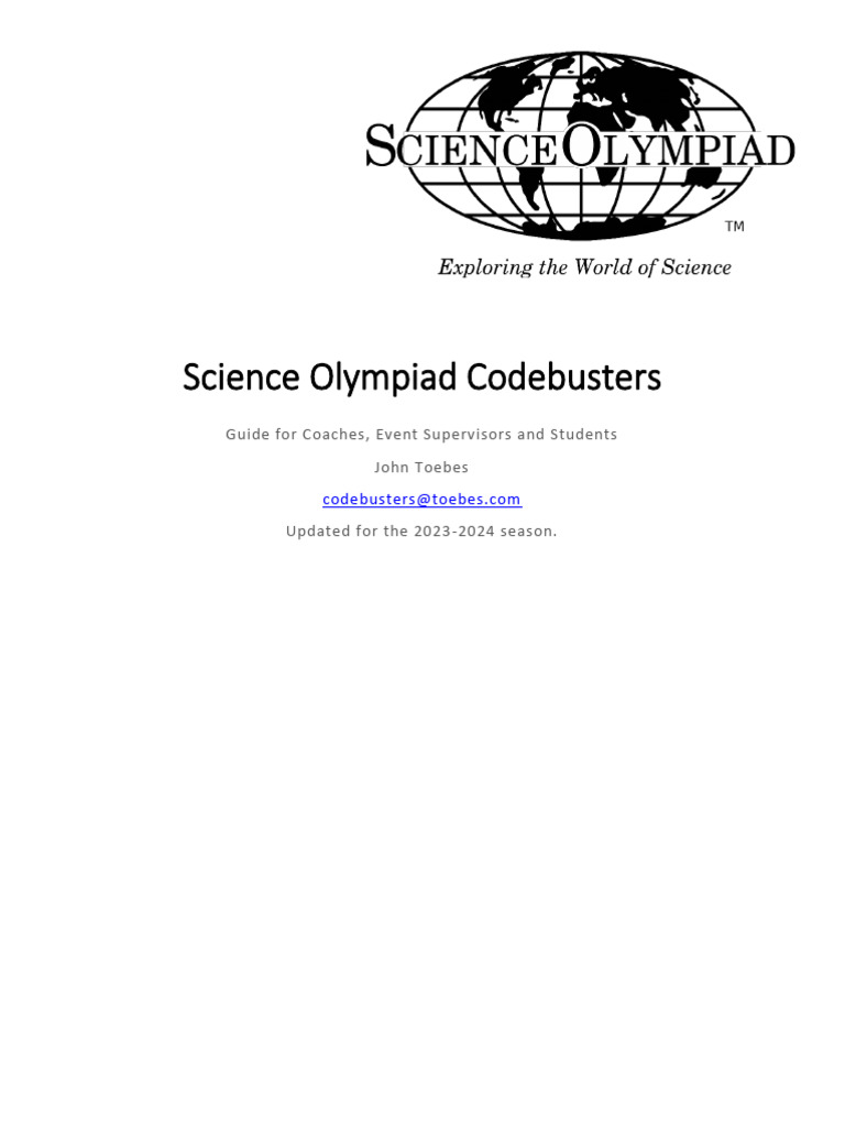 CodeBusters Overview 03 Nov 2023 | PDF | Espionage Techniques | Secure ...