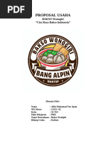 Proposal Usaha Bakso Barokah | PDF | Bisnis