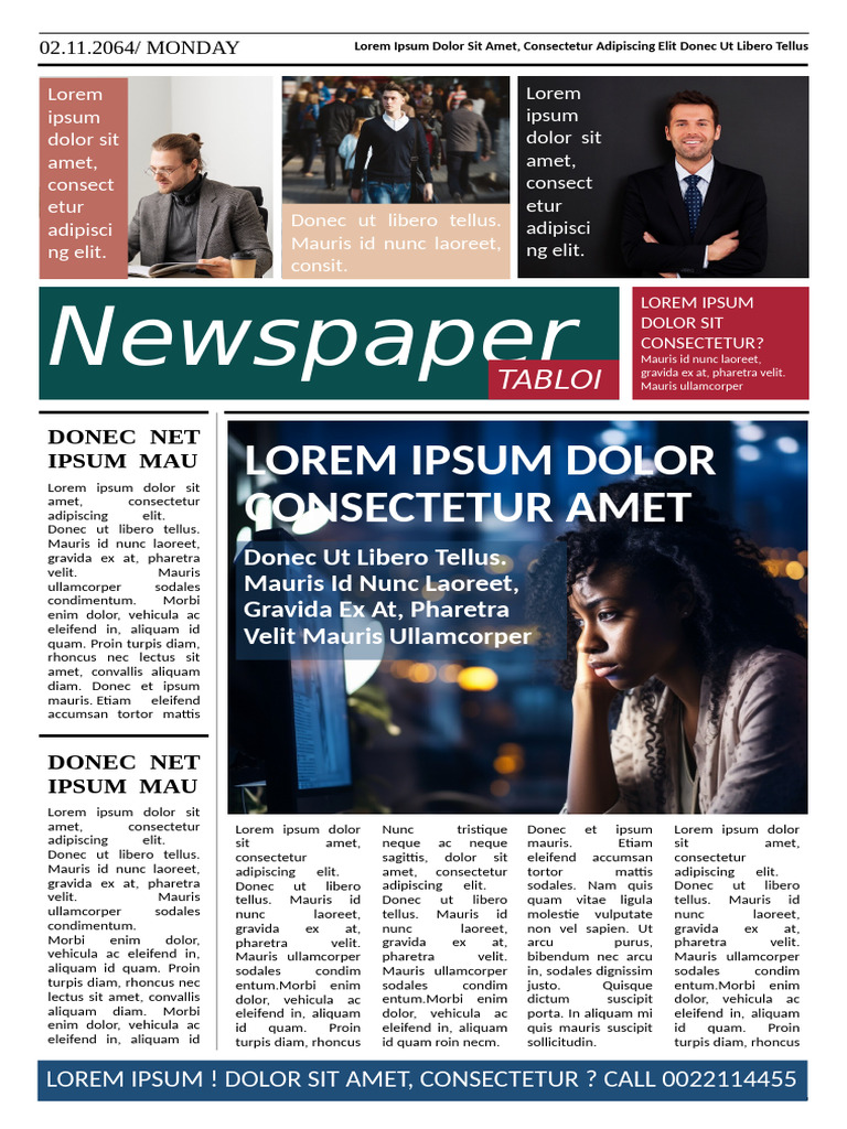 Tabloid Newspaper Template | PDF