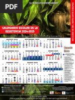 Calendariosaech24 25 | PDF | Etapas educativas | Infancia