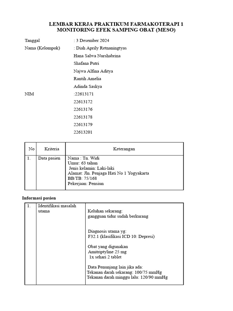 Lembar Kerja - Pengumpulan Data Pasien Dan Pelaporan ESO | PDF