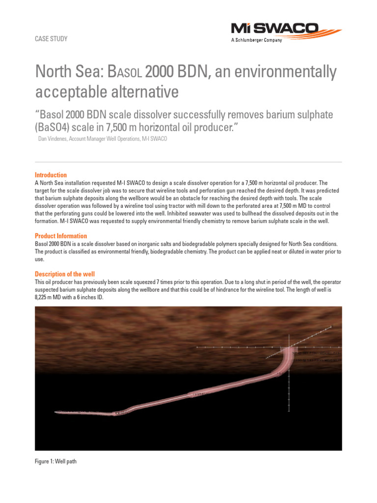 Effective Barium Sulphate Removal with Basol 2000 | PDF