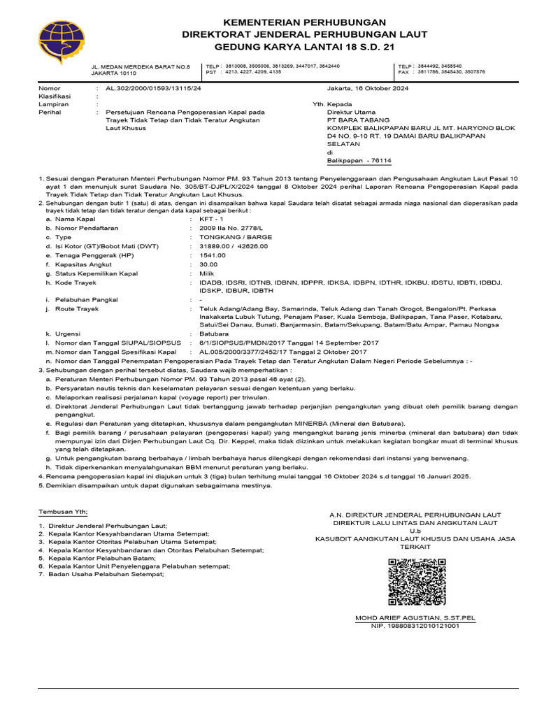 RPK KFT 1 Exp Jan 2025 | PDF