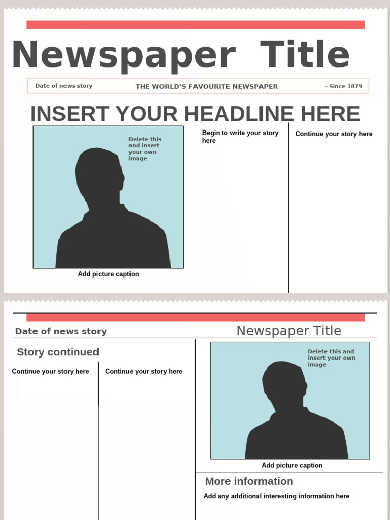 Newspaper Template 23 | PDF