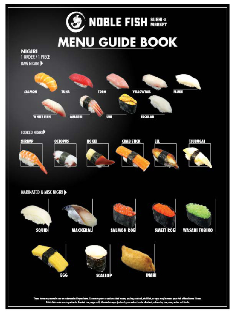 Noble Fish Menu Full 2-8-21 | PDF