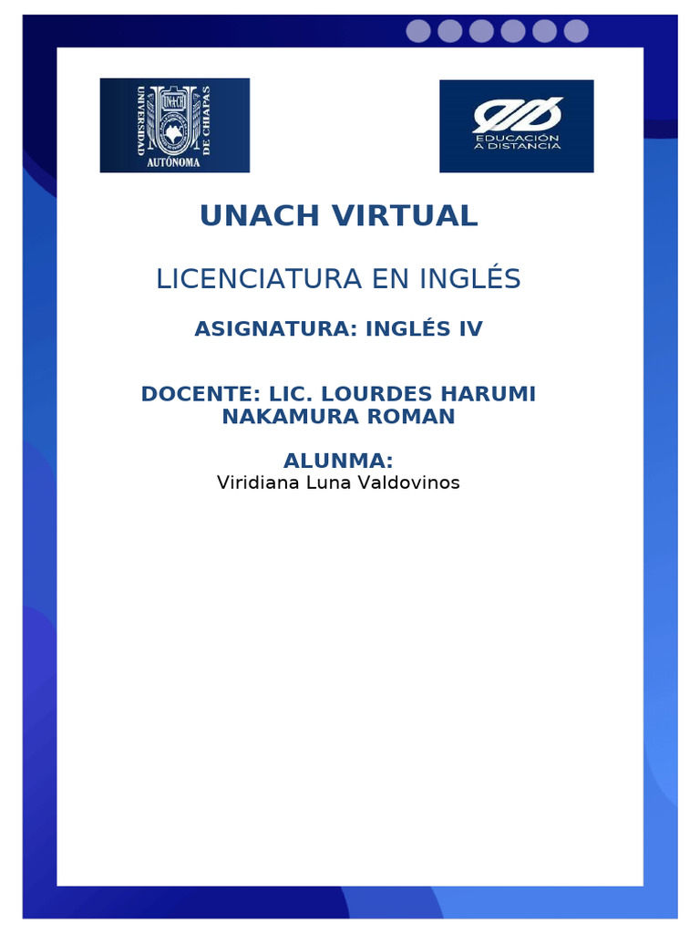 U3. T3. Act. 3._ iNGLES IV | PDF