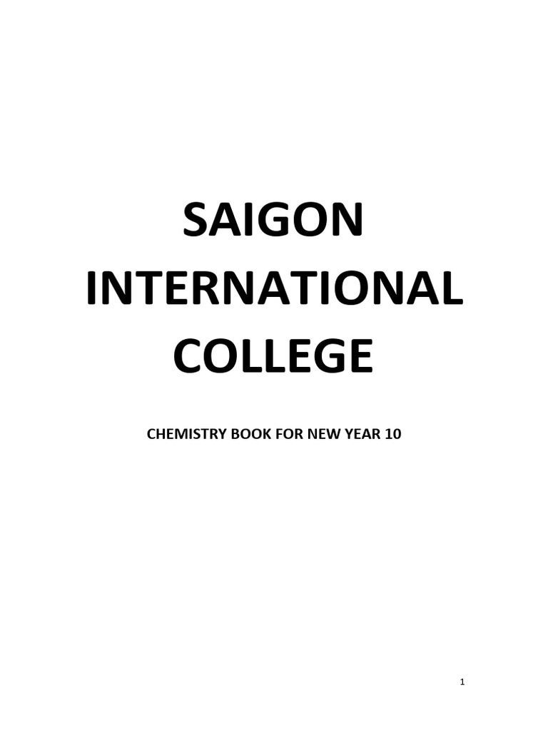 NY10 Chemistry Book 2 PDF | PDF | Atoms | Atomic Nucleus