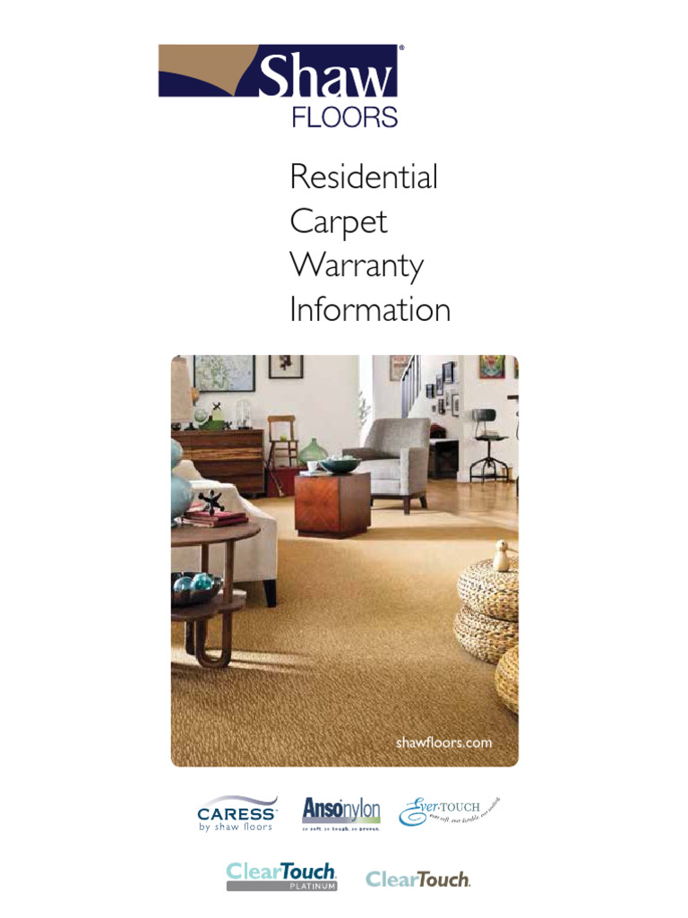 19-Shaw Floors Residential Carpet Warranty Information | PDF | Carpet ...