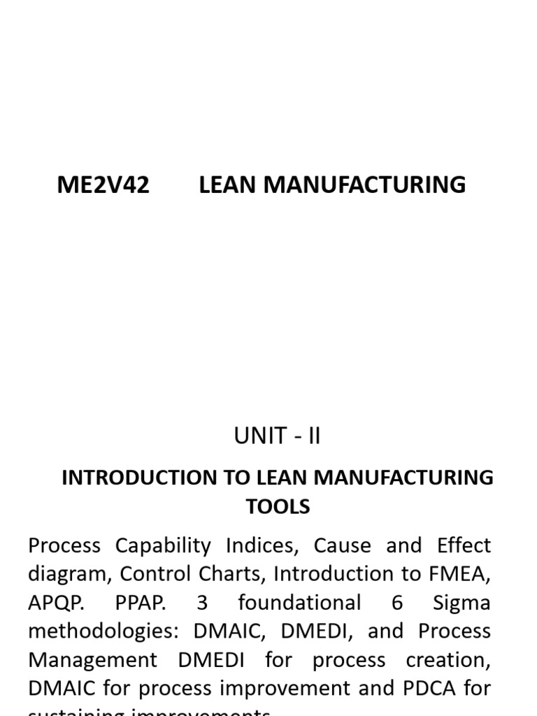 LM- Unit 2 | PDF | Six Sigma | Standard Deviation