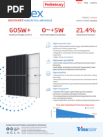 Datasheet Trina 710w | PDF | Photovoltaics | Solar Panel