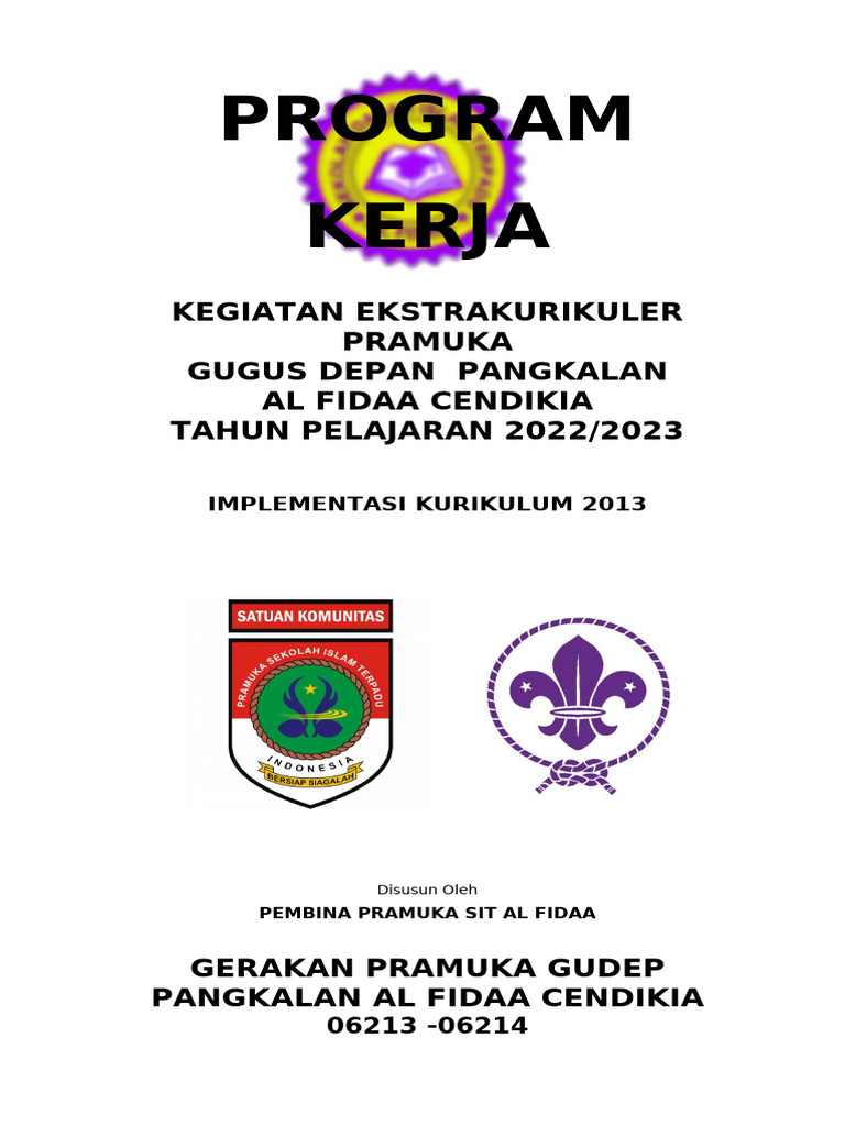Program Pramuka Al Fidaa 2022/2023 | PDF