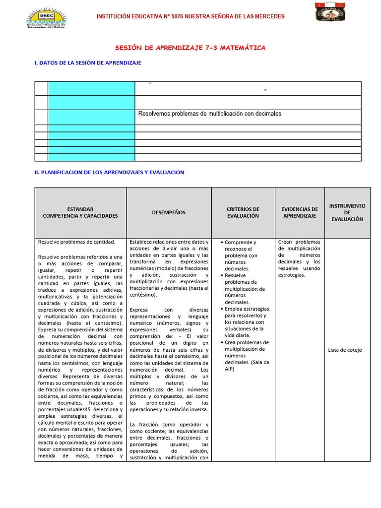 Mate 7.3 Mat | PDF | Números | Decimal