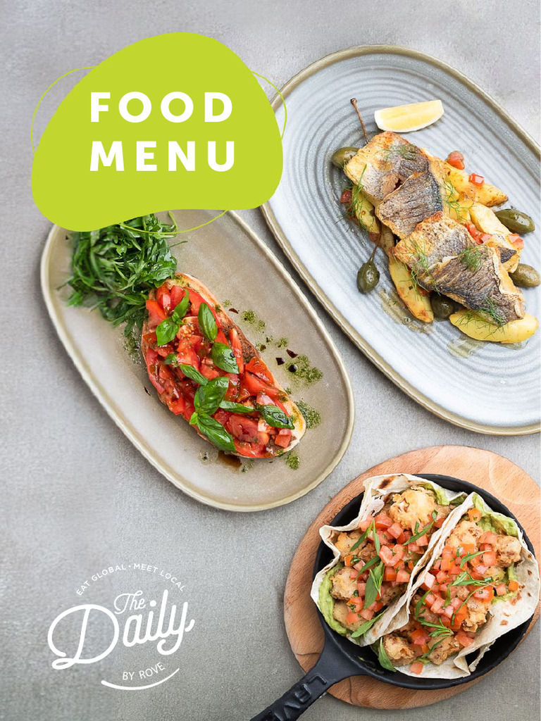 New The Daily Menu in Room Full English July | PDF | Salad | Pizza