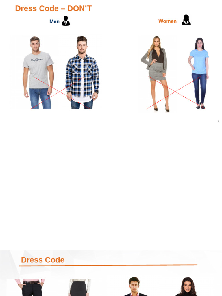 Dress Code Presentation Interview Pdf