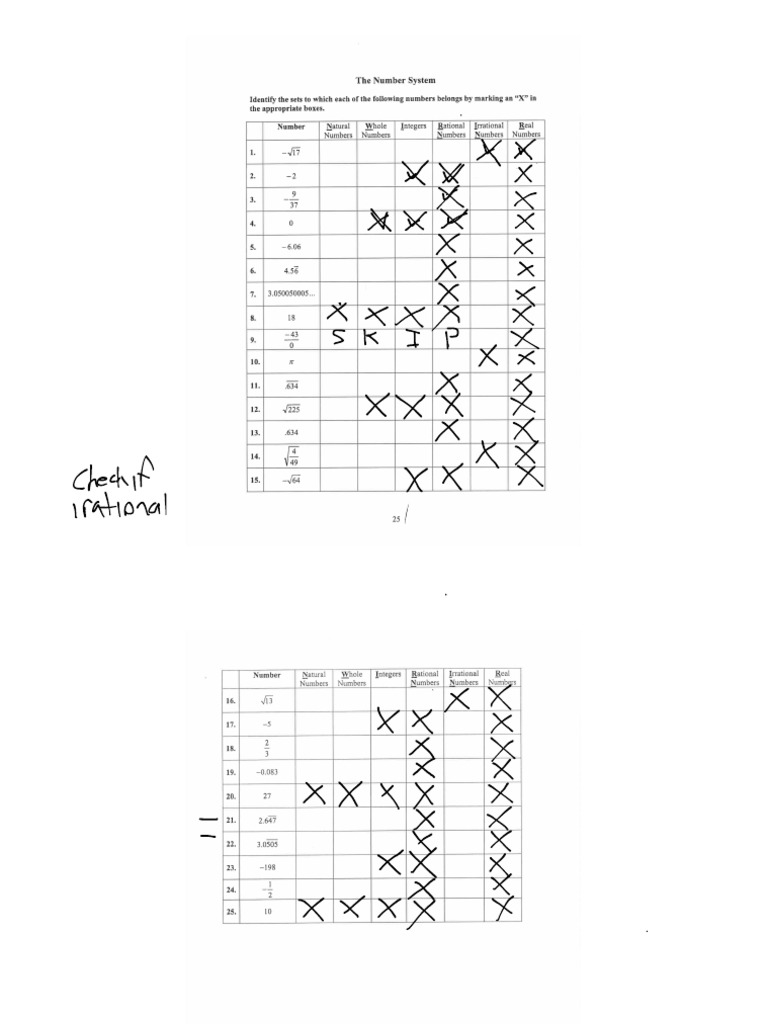 Identifying Real Numbers | PDF