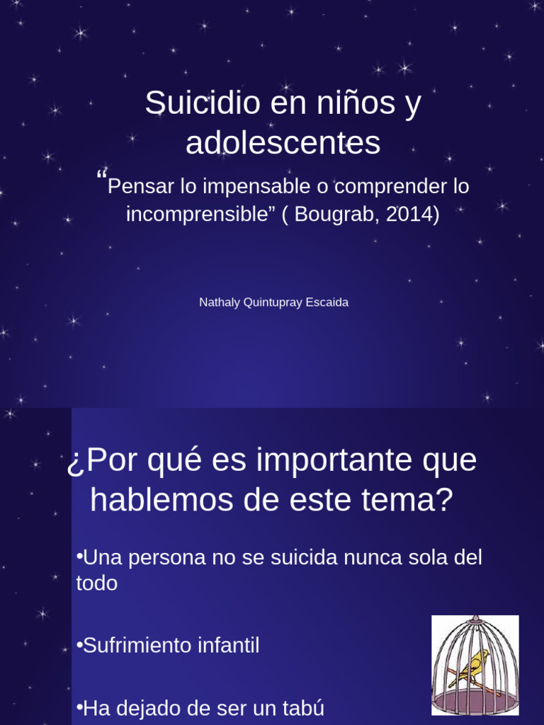 Abordaje Suicidio Inafancia y Adolescencia | PDF | Suicidio | Ciencias del comportamiento