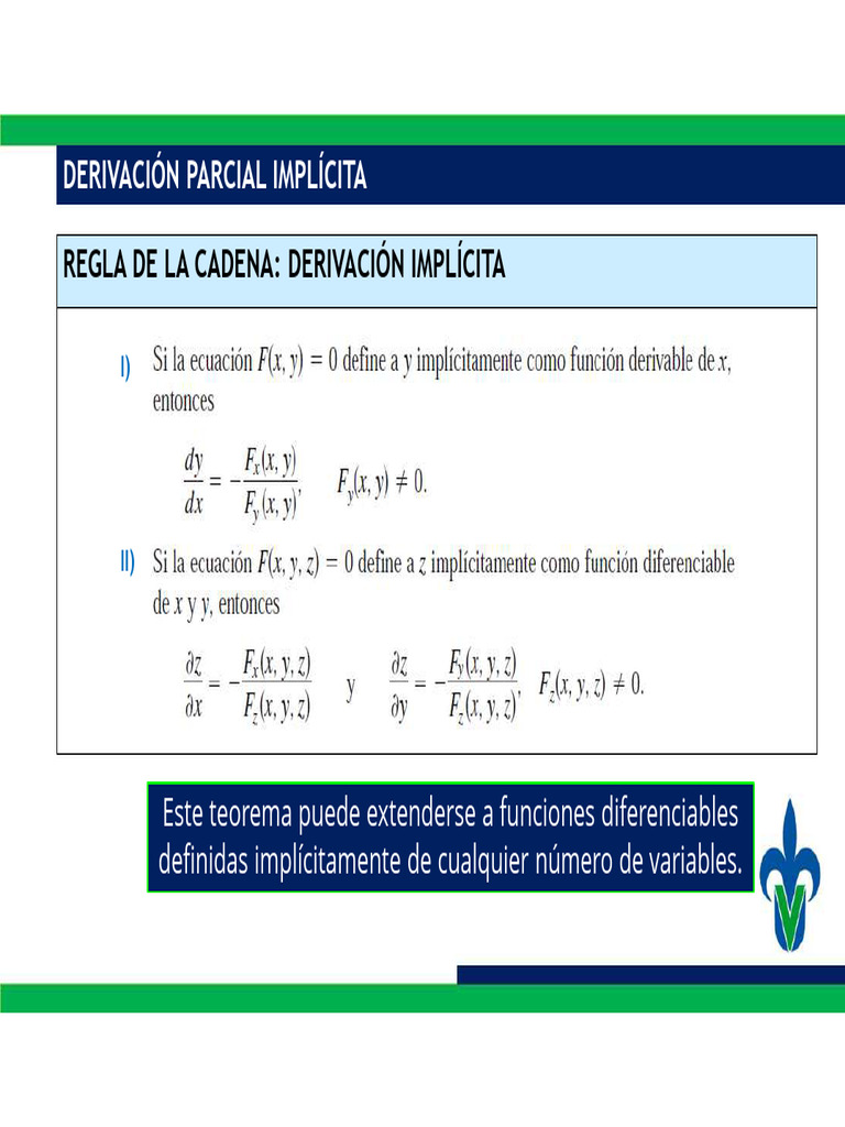 4 3 Regla de La Cadena Derivación Implícita | PDF