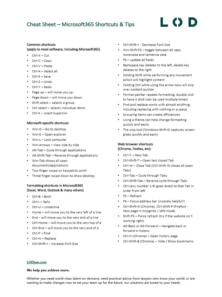 CLI Microsoft365 Cheat Sheet | PDF