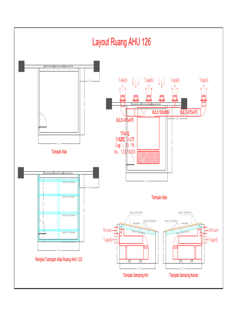 Ruangan AHU - 126 | PDF