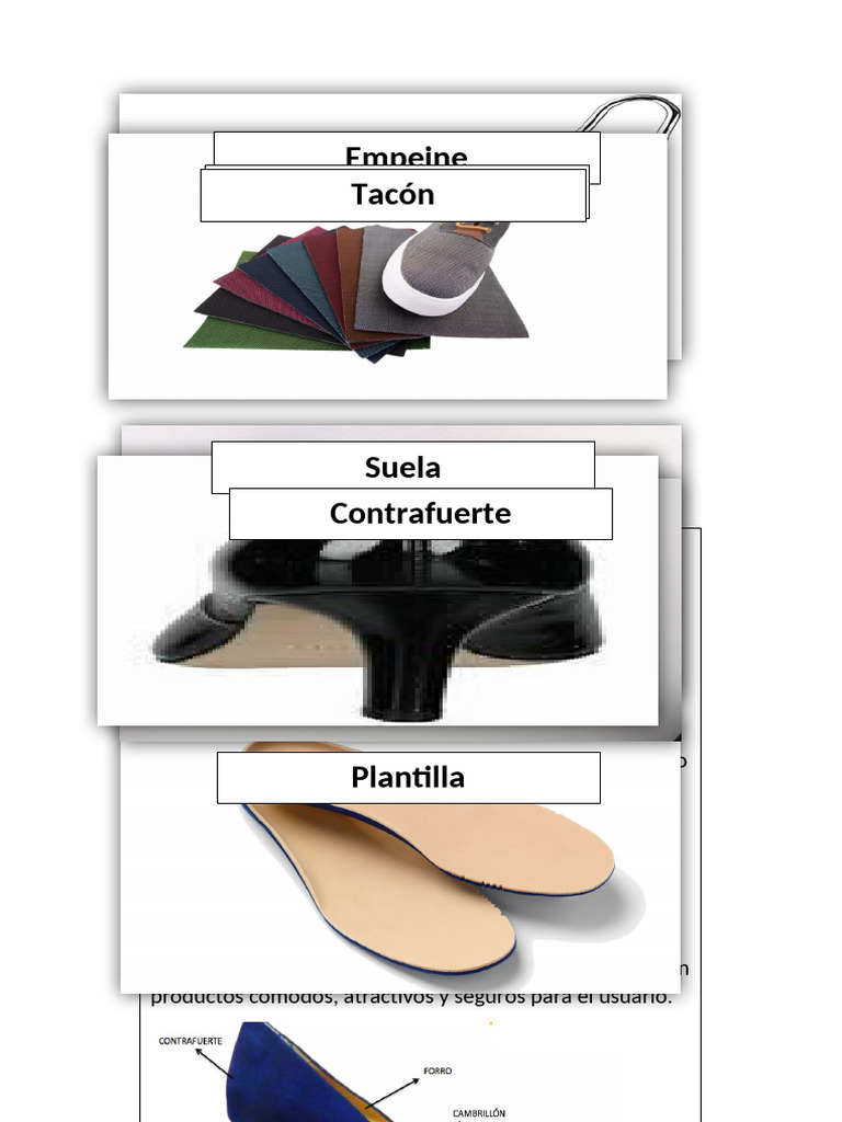Anatomia Del Calzado | PDF | Calzado | Zapato