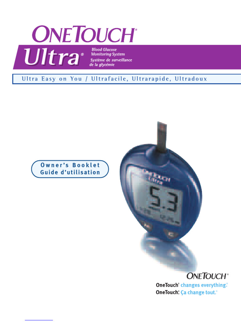 Onetouch Ultra | PDF | Hypoglycemia | Hyperglycemia